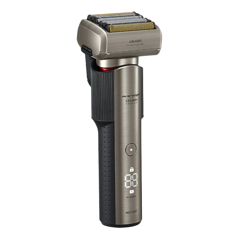 NEW STAR COMPANY LTD. Maxell IZUMI IZF-E863R-S everedge IZUMI Premium 系列 6刀片AI智能感應技術電鬚刨 (銀色)